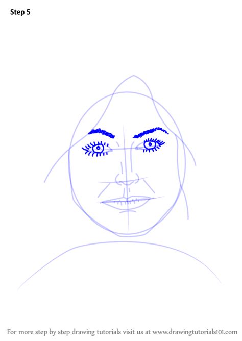 How To Draw Female Face With Hair Face Step By Step DrawingTutorials101 Com