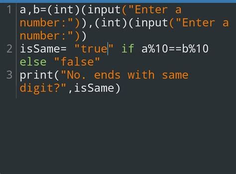 Write A Program To Read Two Integer Values And Print True If Both The