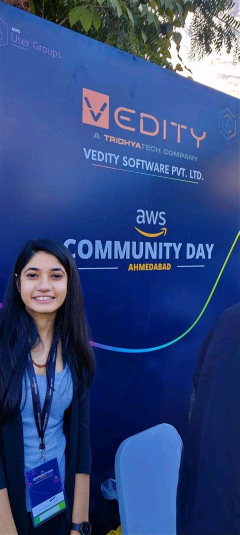 Devanshi Patel On Linkedin Aws Awscommunity Vedity