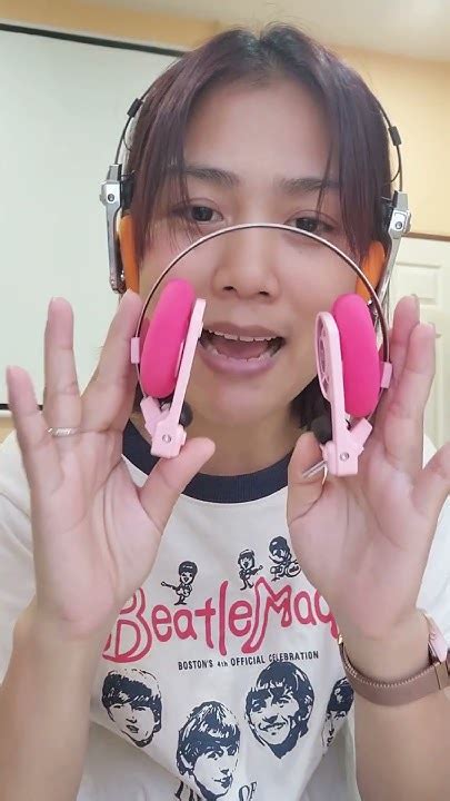 Whatplus Retro หูฟังบลูทูธ หูฟังสีชมพู หูฟังเรโทร หูฟังย้อนยุค หูฟังแบบครอบหู หูฟังย้อน