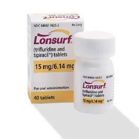 Lonsurf Trifluridine And Tipiracil 15mg Tablets At Best Price In Mumbai