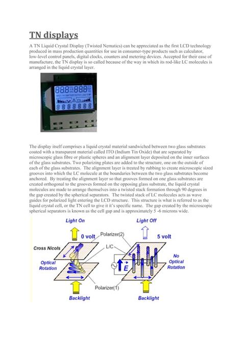 Cds Liquid Crystal Display Technologies Overview Whitepaper Pdf