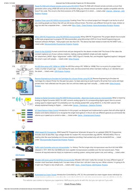 Advanced View Pic Microcontroller Projects List Pic Microcontrollerpdf
