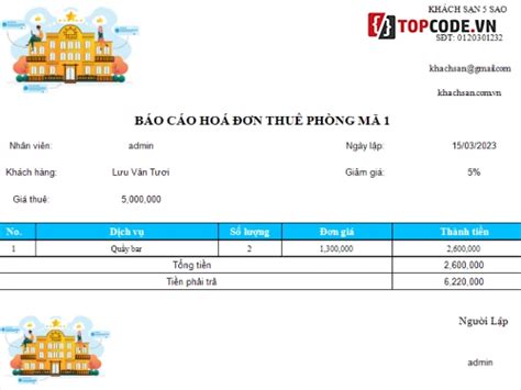 Full code winform sql server quản lý khách sạn mô hình lớp