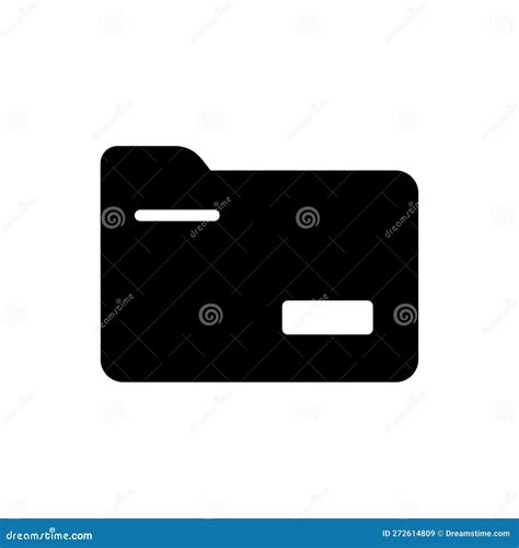 File Folder Icon For Data Storage Location In A Computer Memory Stock