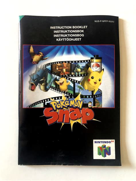 Pokemon Snap N64 Manual 141 Nintendopusheren