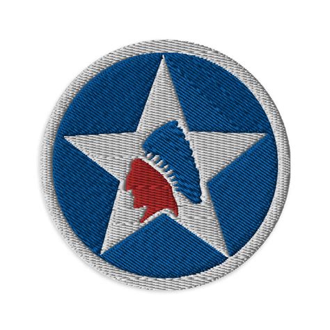 Second Infantry Division Ww1 Indian Head Embroidered Patches Liberty