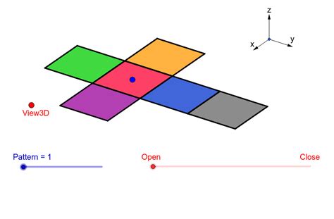 Nets Of A Cube Geogebra