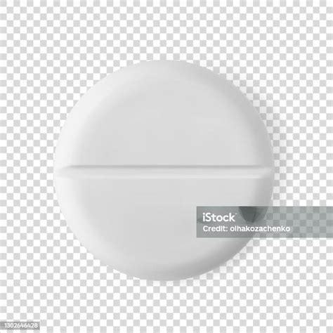 둥근 흰색 알약 현실적인 3d 벡터 일러스트 범용 태블릿 클로즈업 격리 된 약제 의료 및 의학 진통제 또는 항생제 모형 3차원 형태에 대한 스톡 벡터 아트 및 기타 이미지