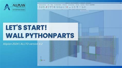Lets Start Learn Allplan Python Api
