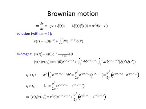 Brownian Motion Formula Definition Solved Examples 1st Wave
