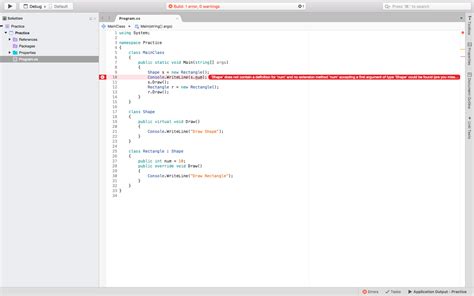 C Why Cant I Access A Variable Declared In Derived Class With The Object Of Base Class