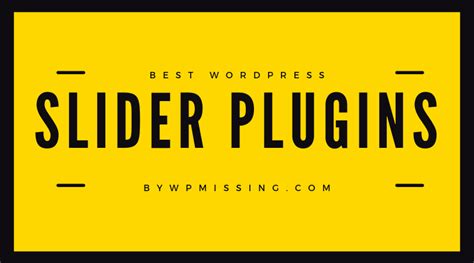 10 Best Carousel Slider Plugins For Showcasing Featured Posts