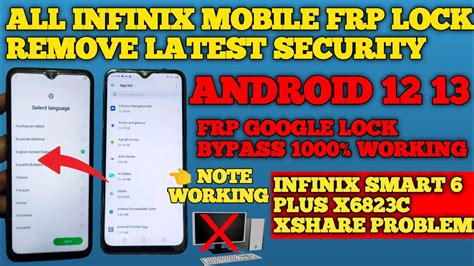 All Infinix Android Frp Bypass New Method Working Infinix X C Frp Bypass YouTube