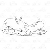 Abeka Clip Art Smashed Cake