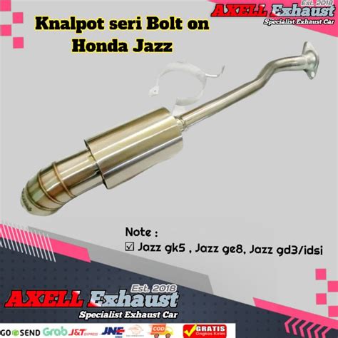 Jazz Gk5 Bolt On Exhaust For Gd3 Ge8 Muffler Js Racing Plug N Play