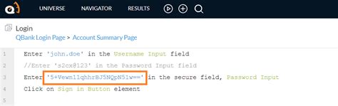 how to encrypt sensitive information such as passwords in test logic