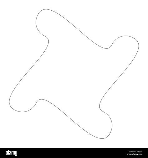 Circular Geometric Design Element S With Editable Lines Outline Is