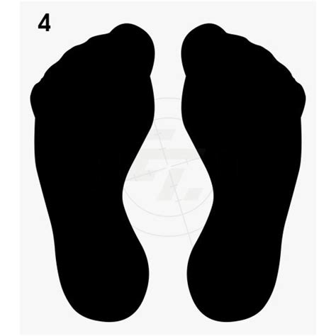 Footmark Footprint Bare Feet Also Available With Anti Slip Laminate