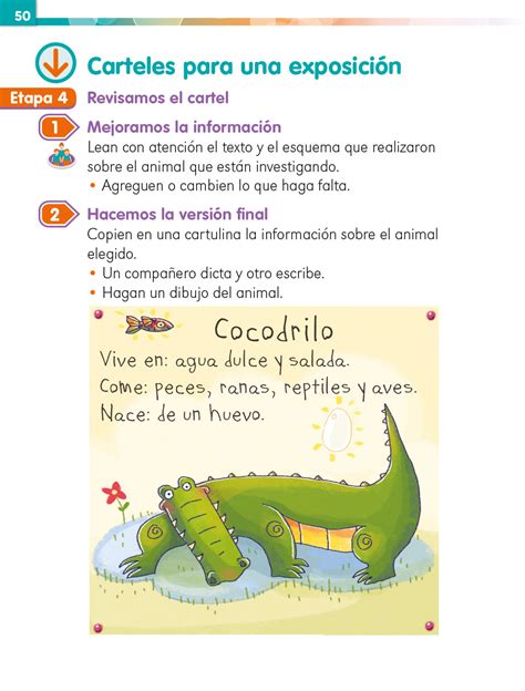 Libro De Lengua Materna Espaaol Primer Grado Contestado Estudiar