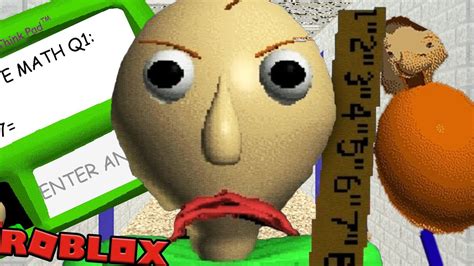 Baldis Basics Remake In Roblox Youtube