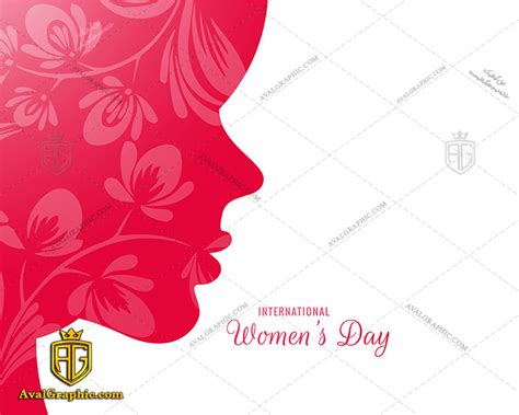 وکتور زن طرح نیم رخ