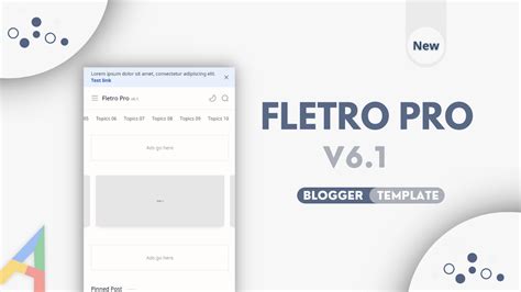 Fletro Pro V61 Blogger Template Download Free Responsive Best Adsense