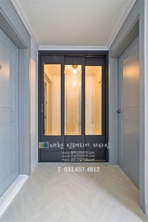 평택 참이슬아파트 현관중문 인테리어입니다 평택인테리어 안성인테리어 대현인테리어 디자인