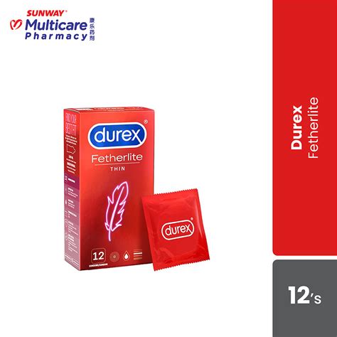 Durex Fetherlite 12s Sunway Multicare Pharmacy