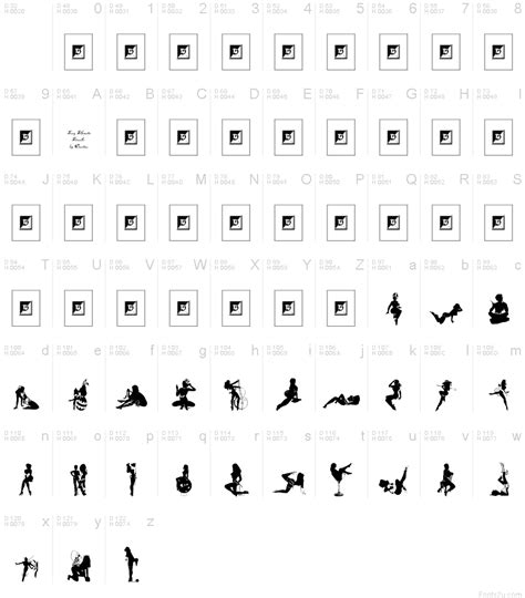 Sexy Silouette Stencils Font Fonts U Com