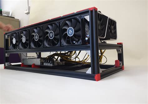 8 Gpu Frame Bundle Kit Including Motherboard Frame Cpu Ram Psu 1200w