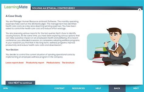 E Learning Gui Design Mock Ups Learning Design