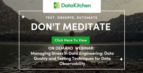 Datakitchen On Linkedin Dataops Dataobservability
