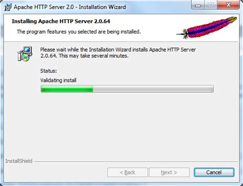 instalación básica del servidor web apache en windows sitio web de