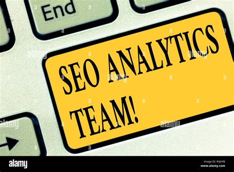 Writing Note Showing Seo Analytics Team Business Photo Showcasing
