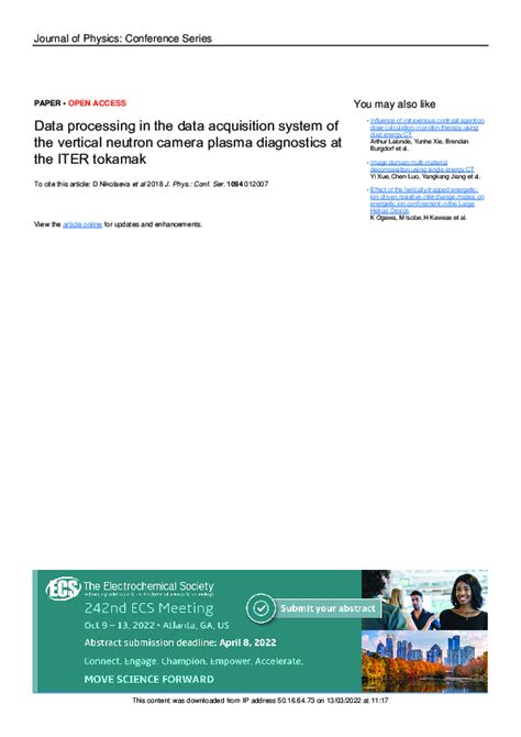 Pdf Data Processing In The Data Acquisition System Of The Vertical