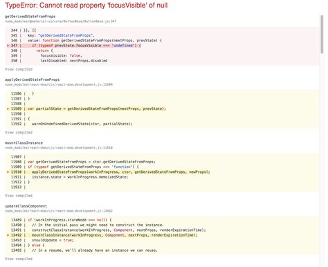 Reactjs Radio Cannot Read Property FocusVisible Of Null Stack Overflow