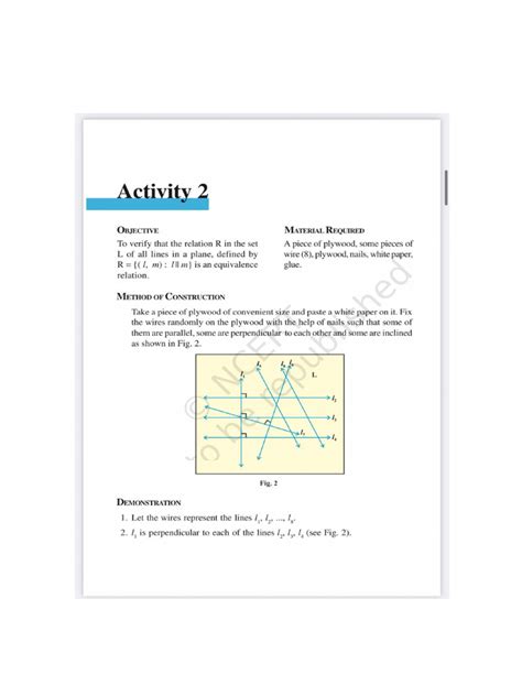 Class 12 Maths Practical Activity Pdf