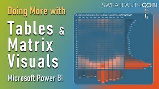 Doing More With Tables U0026 Matrix Visuals In Microsof Doovi
