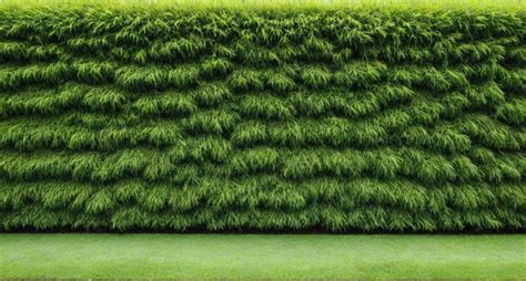 A Green Wall Of Grass Premium Ai Generated Image
