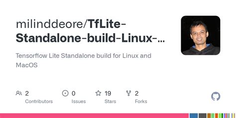 Github Milinddeoretflite Standalone Build Linux Macos Tensorflow Lite Standalone Build For