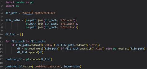Python How To Make A File With Combination Of Multiple Files With