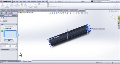 How To Make Thermal Analysis In Solidworks 2012 Grabcad Tutorials