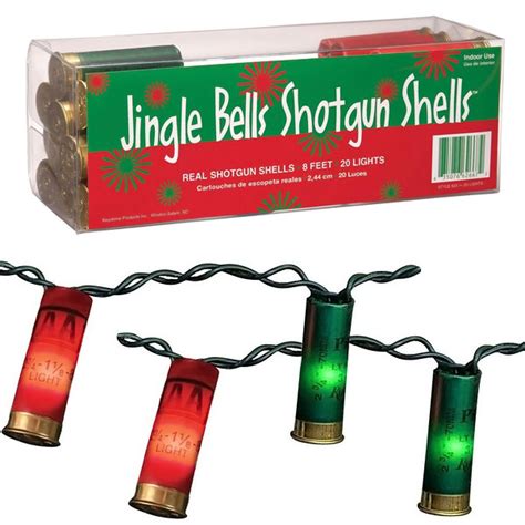Real Shotgun Shell Christmas Lights Geekalerts