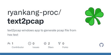 GitHub Ryankang Proc Text Pcap Text Pcap Windows App To Generate Pcap File From Hex Text