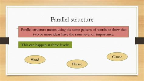 Parallel Structure Ppt