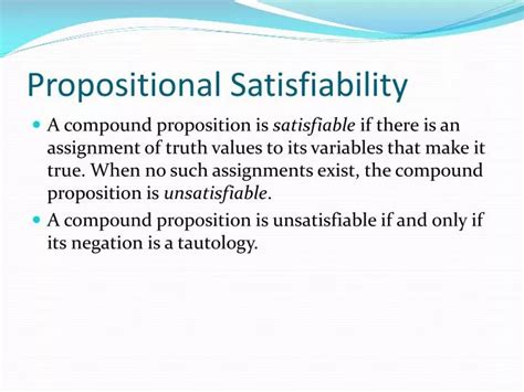 Ppt Propositional Satisfiability Powerpoint Presentation Free Download Id2788056