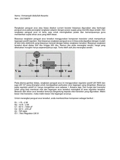 Rangkaian Penguat Arus Pdf