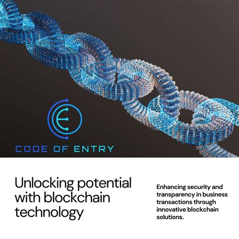 code of entry on linkedin blockchain digitaltransformation codeofentry businessgrowth