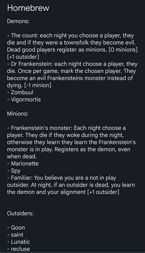 Custom Script With A Few Thematic Homebrew Characters R